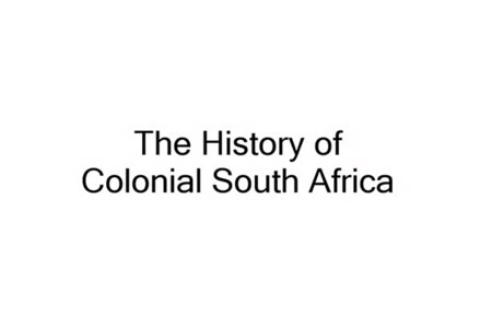 Africa through a lens: The history of colonial South Africa | The ...