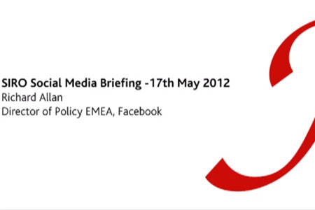 Government SIRO Briefing on Social Media | The National Archives