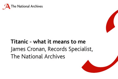 What Titanic means to me: James Cronan | The National Archives
