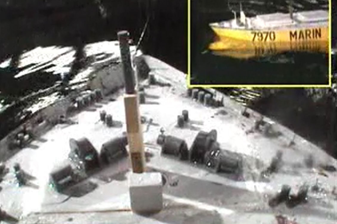 MT 205/2/6: MARIN model test, test #773001, wave height 10.9m | The ...